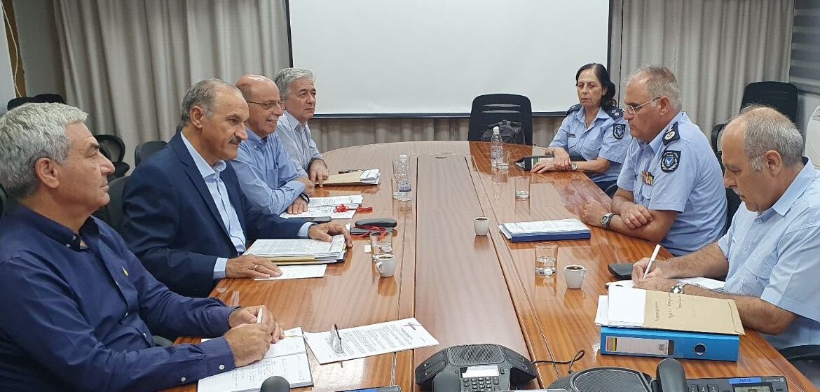 Συνάντηση του Αρχηγού Αστυνομίας με τον Διευθυντή του Τμήματος Δημοσίων ...