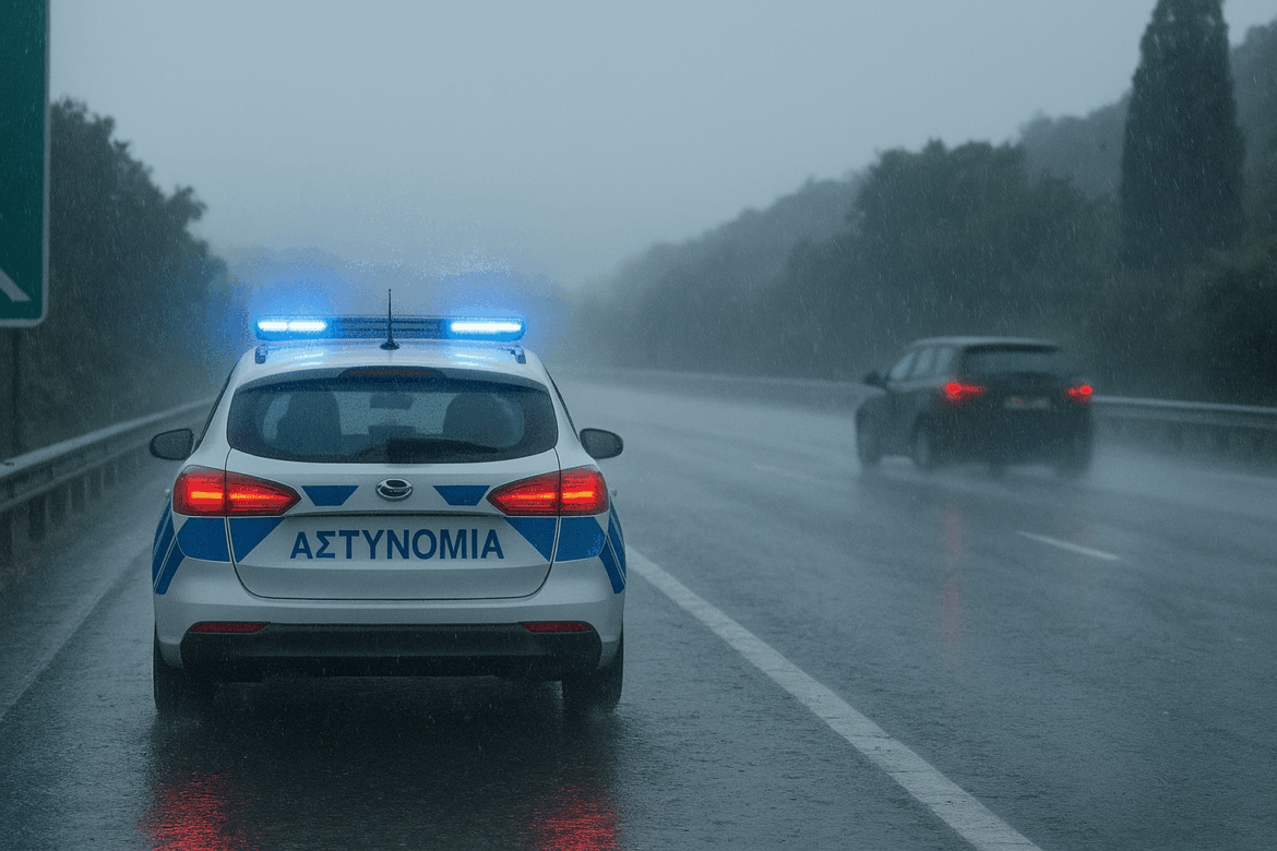 Συμβουλές για ασφαλή οδήγηση σε βρεγμένο οδόστρωμα – Cyprus Police News